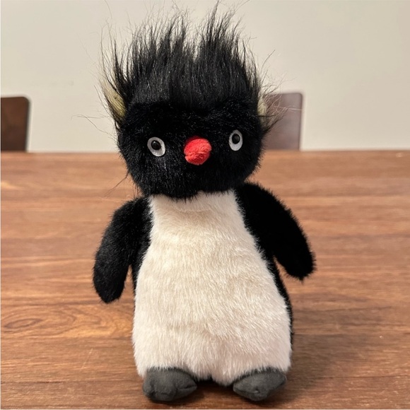 Toys | Ronnie Rockhopper Penguin Plush Black White Stuffed Animal Toy ...